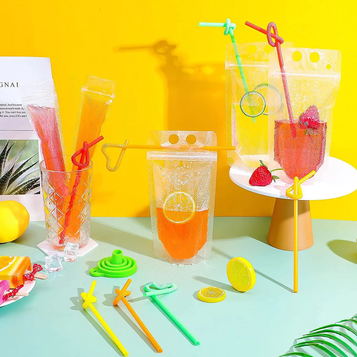 Custom Printed Plastic Ice Packaging Popsicle Bags - Buy Ice Pop ...