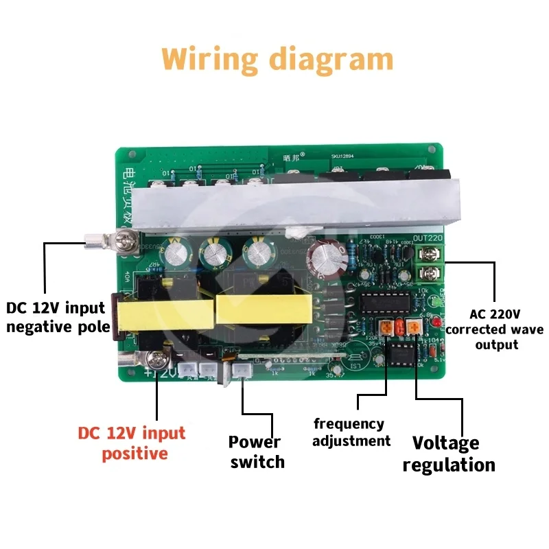 Modified Wave 600W High Power Inverter - 12V to 110-220V