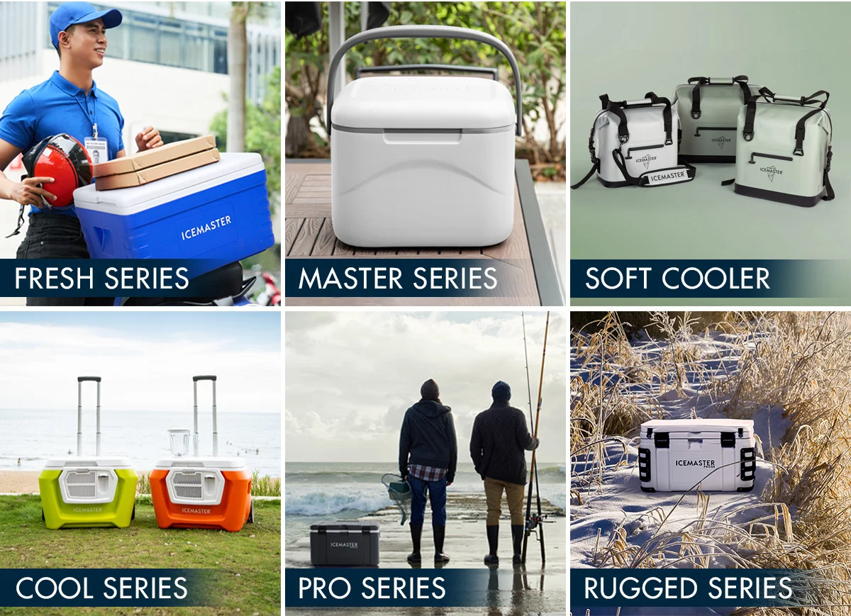 Icemaster Insulated Cooler Boxes - Perfect for Outdoor Camping