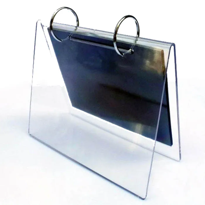 V Shaped Table Tent Acrylic Calendar Display Racks,Perspex Picture ...