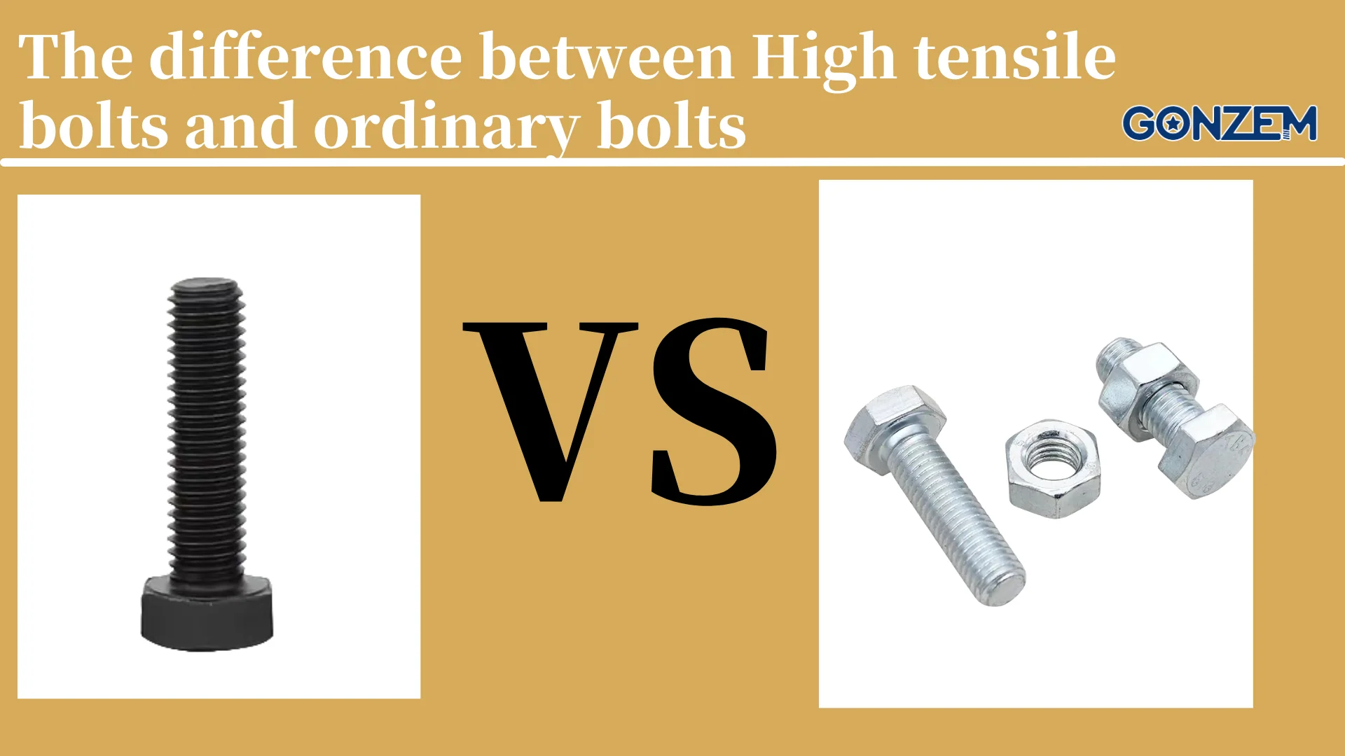 High Strength M50 Grade 10.9 High Tensile Strength Bolt And Nut Black ...