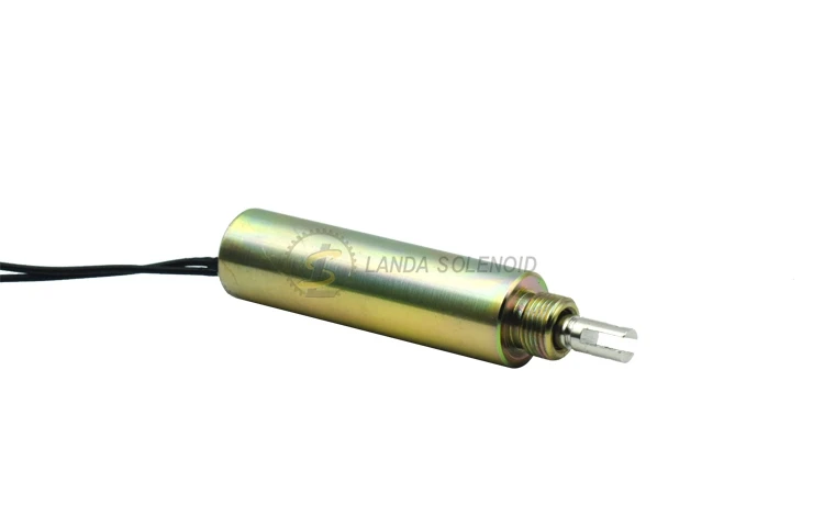 Small Size Linear Solenoid Dc 12v 24v Long Stroke Mini Pull Type ...