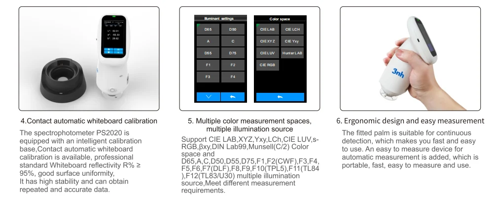 Portable Color Matching App Spectrometer for Painting & Coatings, ODM