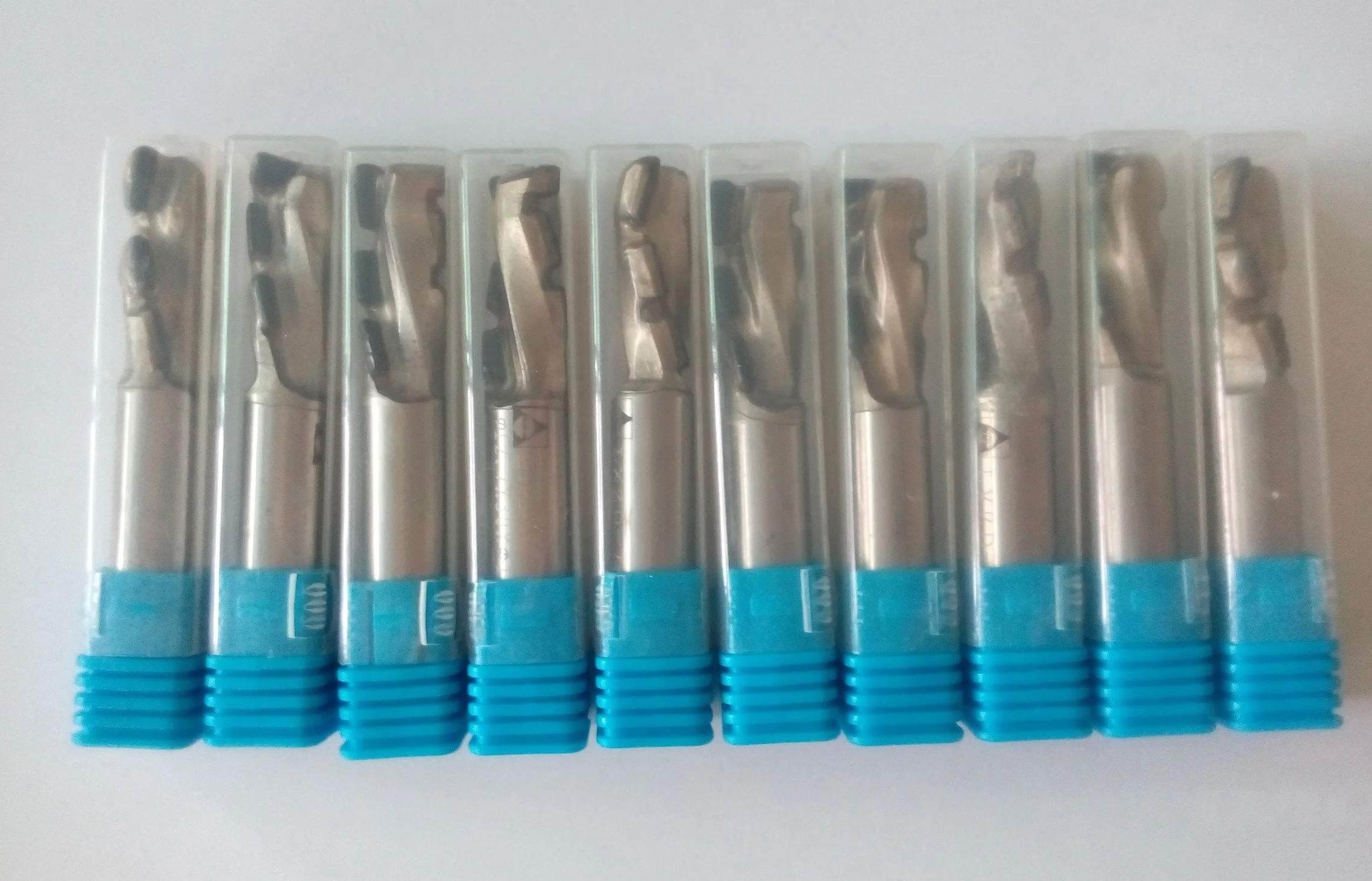 Pcd End Mill Diamond Cutter Double Flutes Straight End Mill 2 Flute For ...