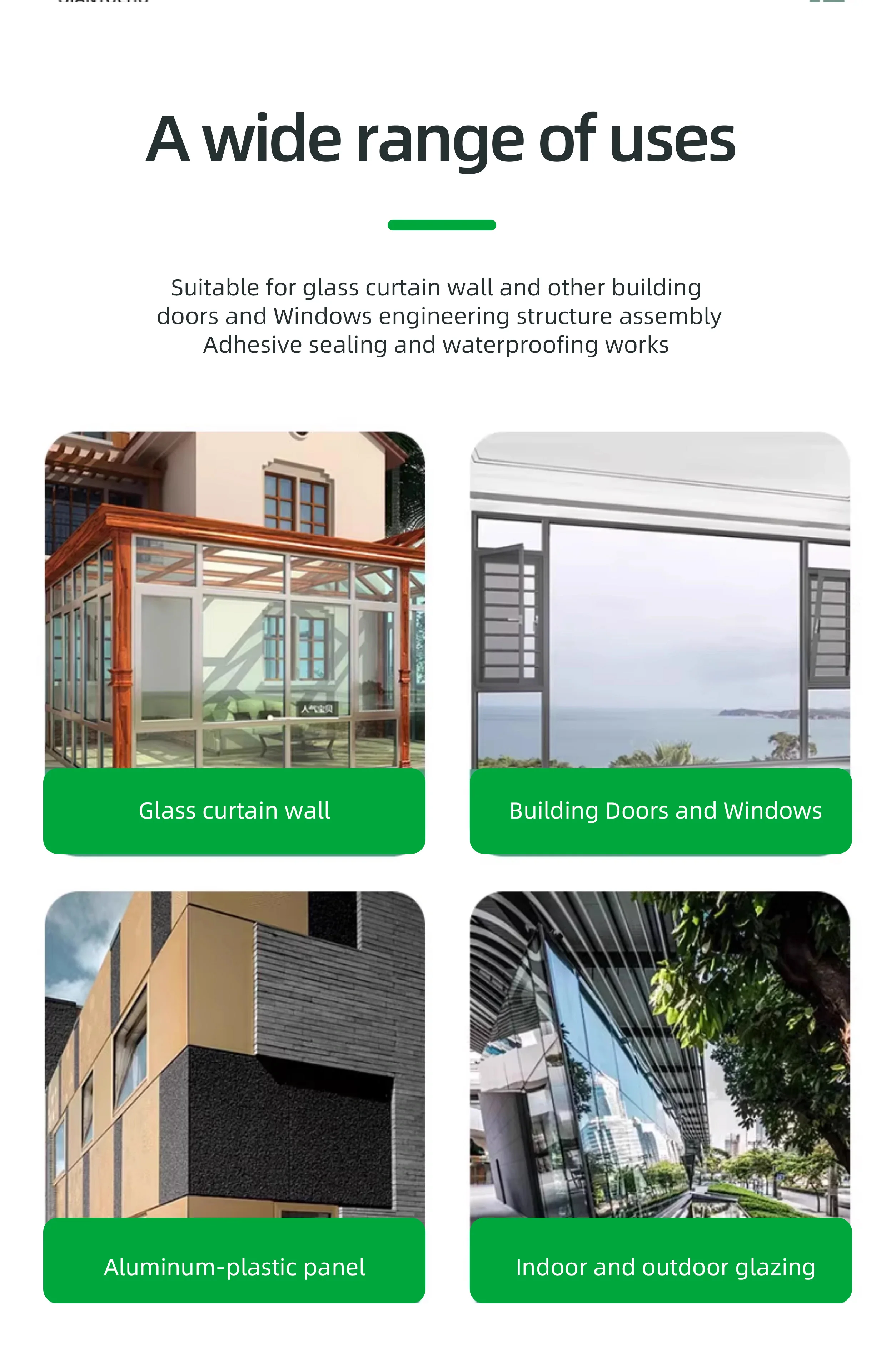 Sealant Fast Cure Edge Filling Caulking Siliconized Sealant Waterproof ...