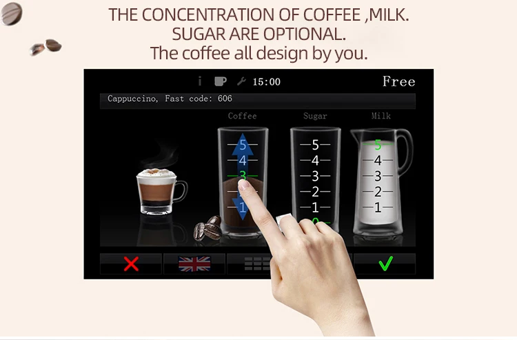 Countertop Coffee Vending Machine Fully Automatic For Table - Buy ...