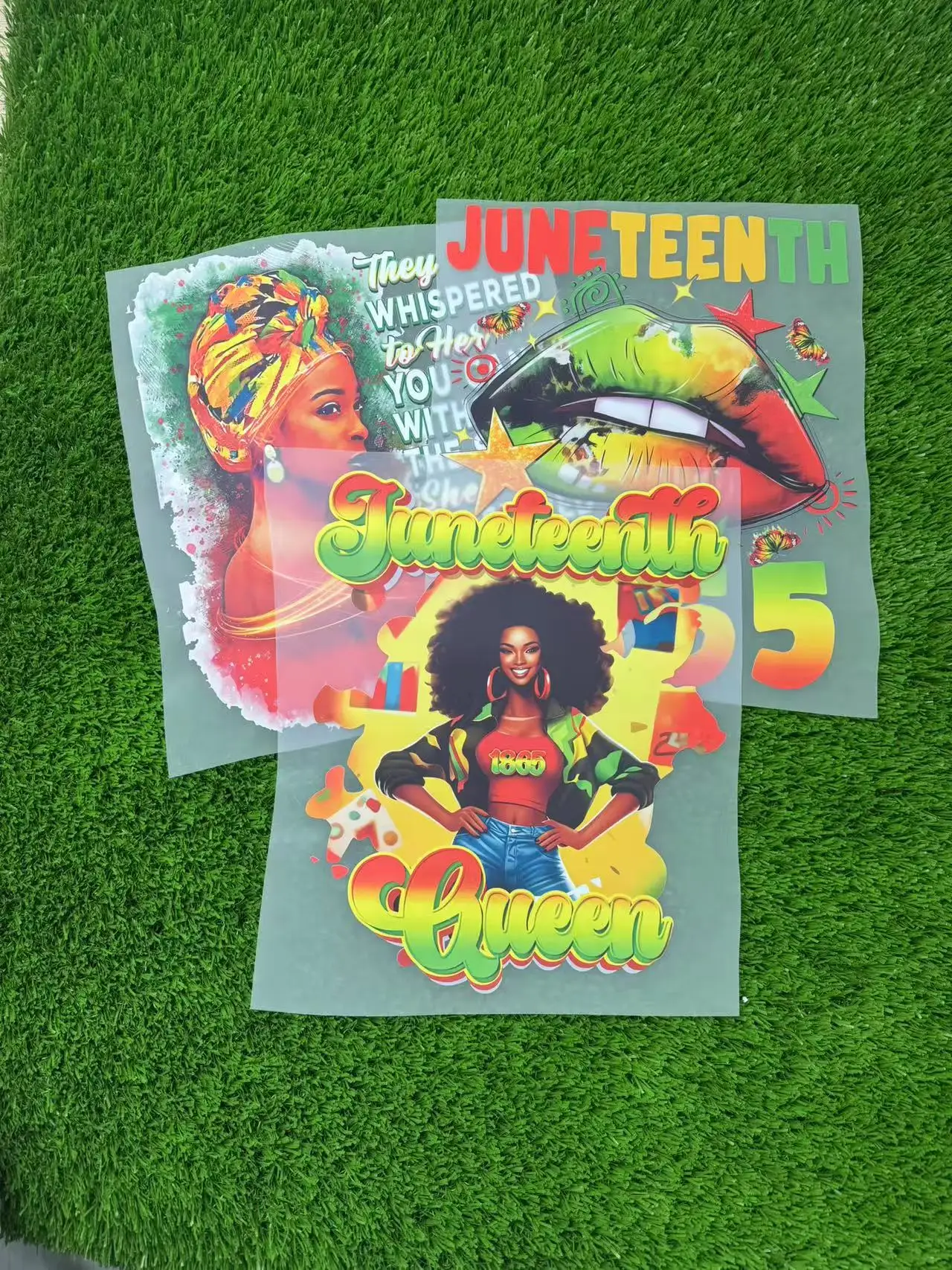 Huarui Blackhistory Month Heat Transfers - Durable & Versatile