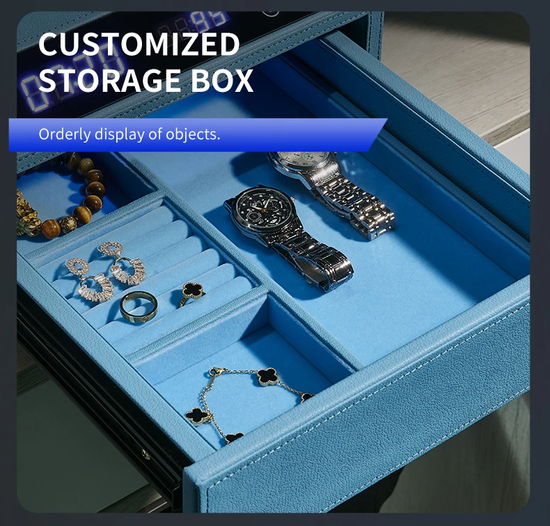 Customizable Layers All-steel Material Intelligent Fingerprint Password ...