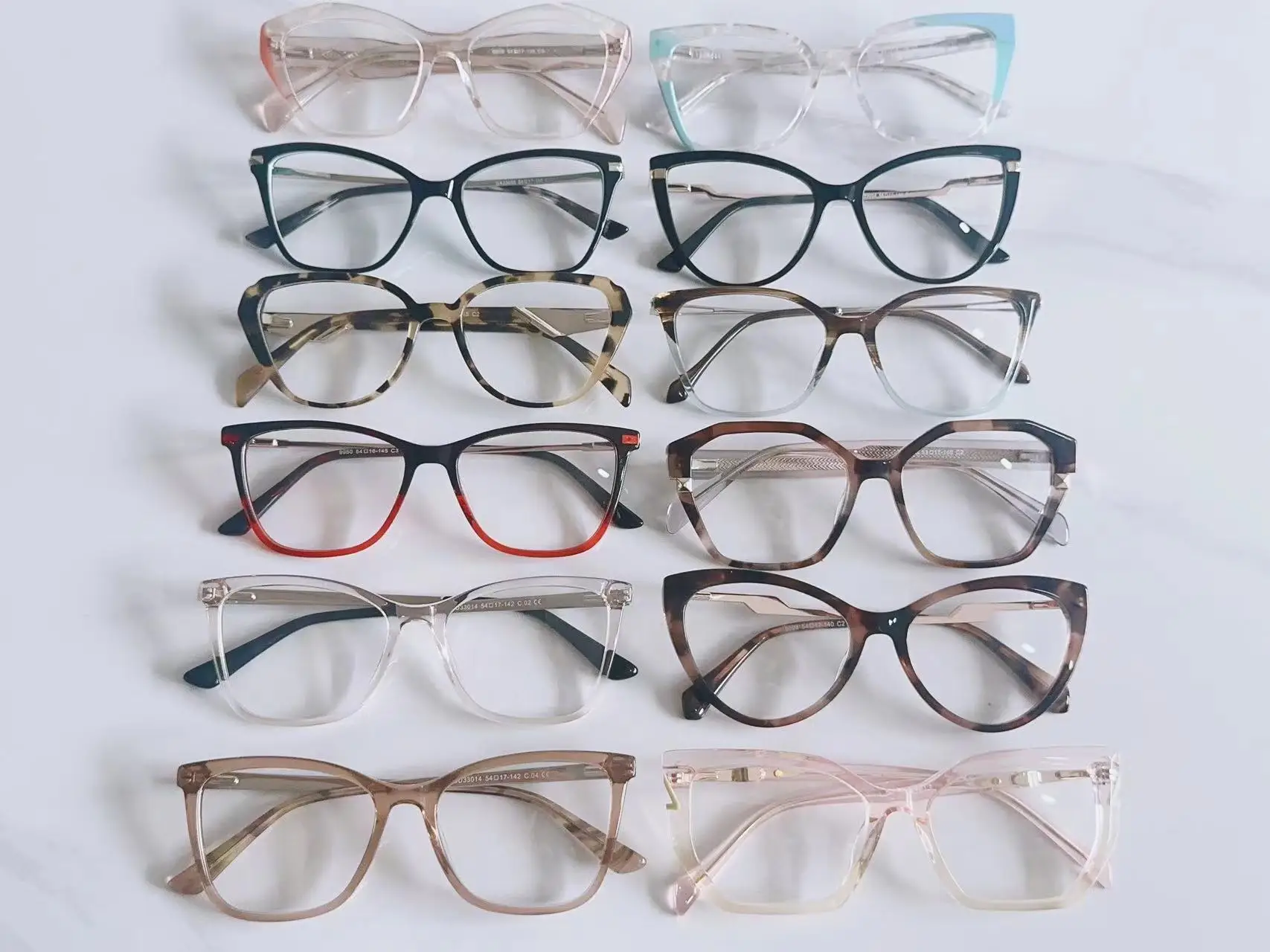 Fashion Eyewear Laminated Acetate Mix Frames Eyeglasses New Fancy ...