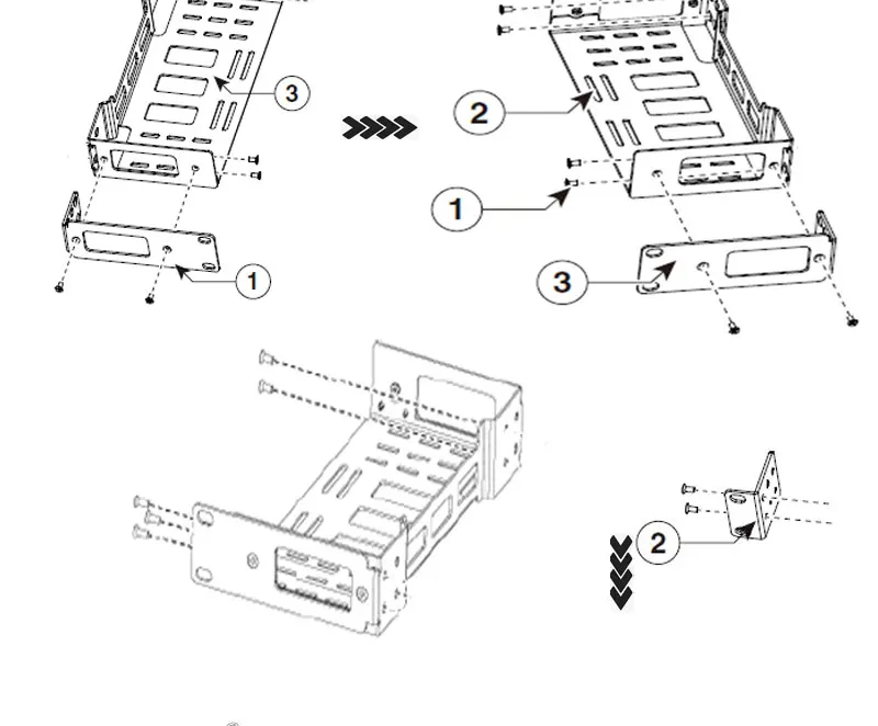 Rack Mounting Tray C9800L-RMNT for C9800-L-F-K9 & C9800-L-C-K9