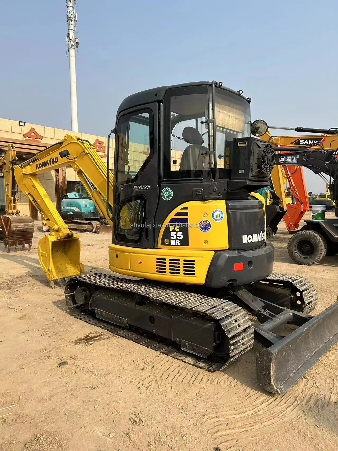 Used Komatsu PC55 Mini Excavator 5ton Crawler Machine - OEM Available