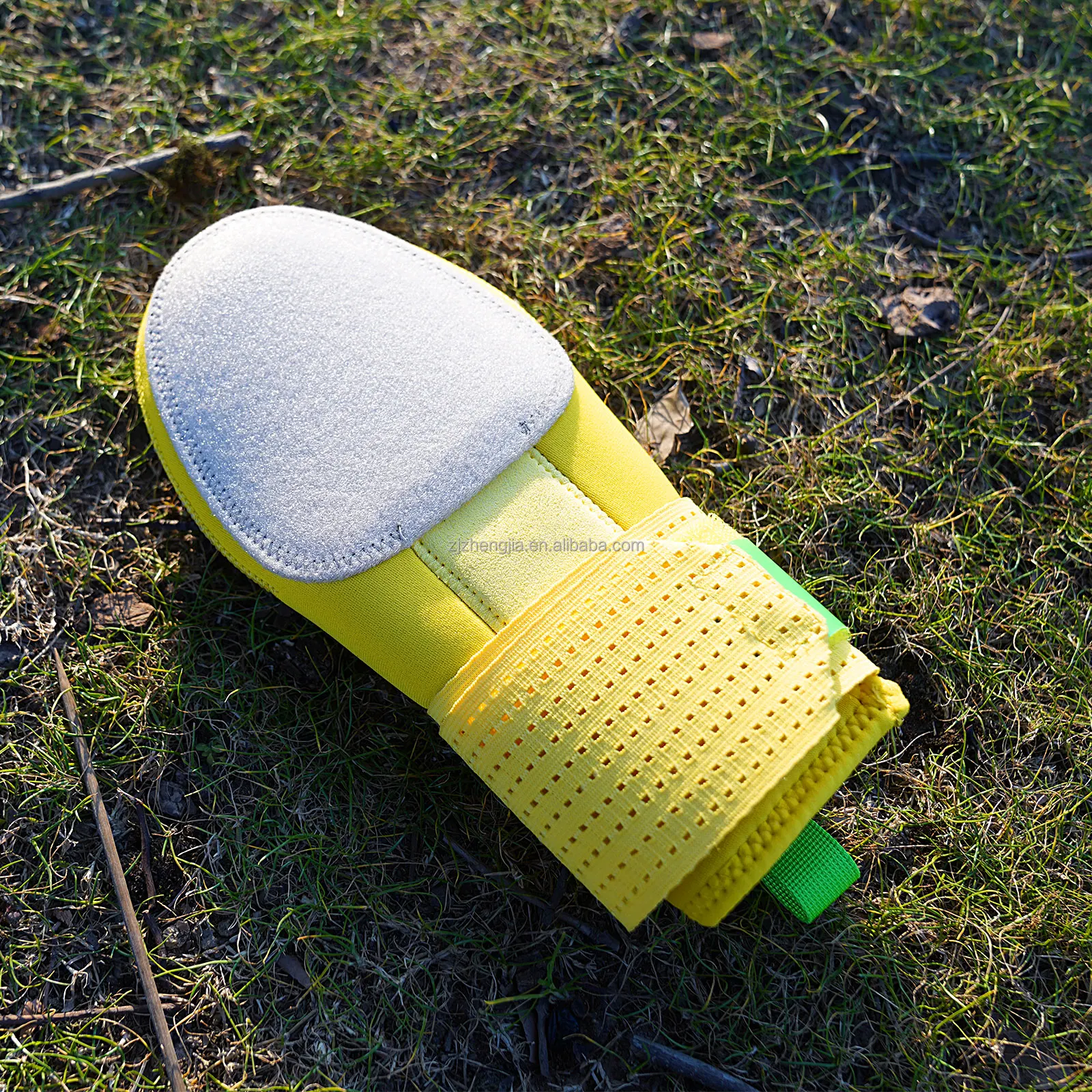 Yellow Sliding Baseball Mitts - Training & Protection