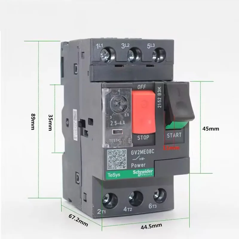 Motor Circuit Breaker Gv2me04c Gv2me05c Gv2me06c New And Original ...