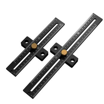 Precision Pocket Ruler Inch And Metric T-type Scribing Square T Track ...