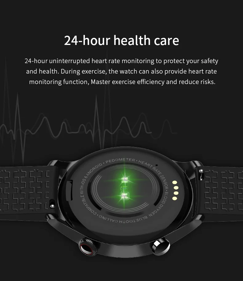 CURREN R2S Smartwatch - Fitness & Waterproof Features