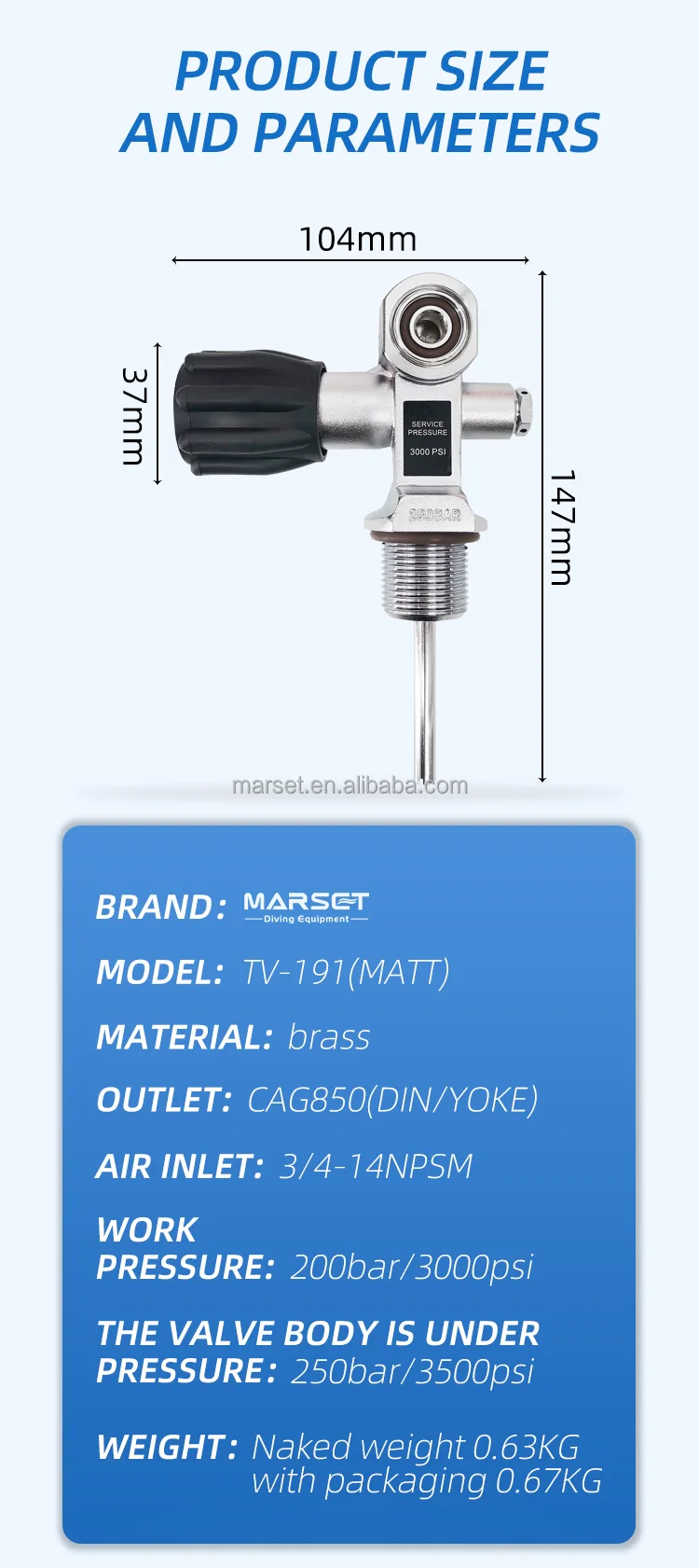 Scuba Diving Din/yoke Tank Valve - Buy Diving Din/yoke Tank Valve,Din ...