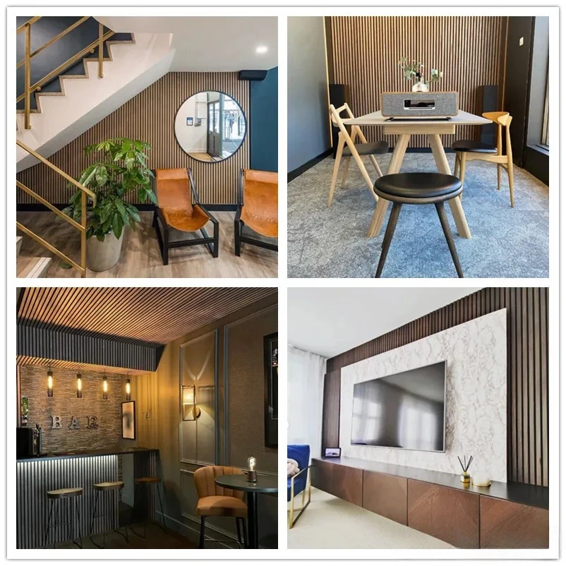 Flexible Wpc Wall Cladding Interior Bendable Louvers Wall Panels For ...