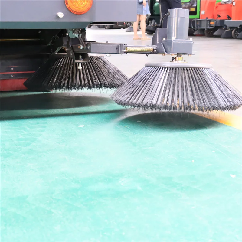 Robot Ride-on Vacuum Road Sweeper Street Sweeping Machine Truck Triple ...