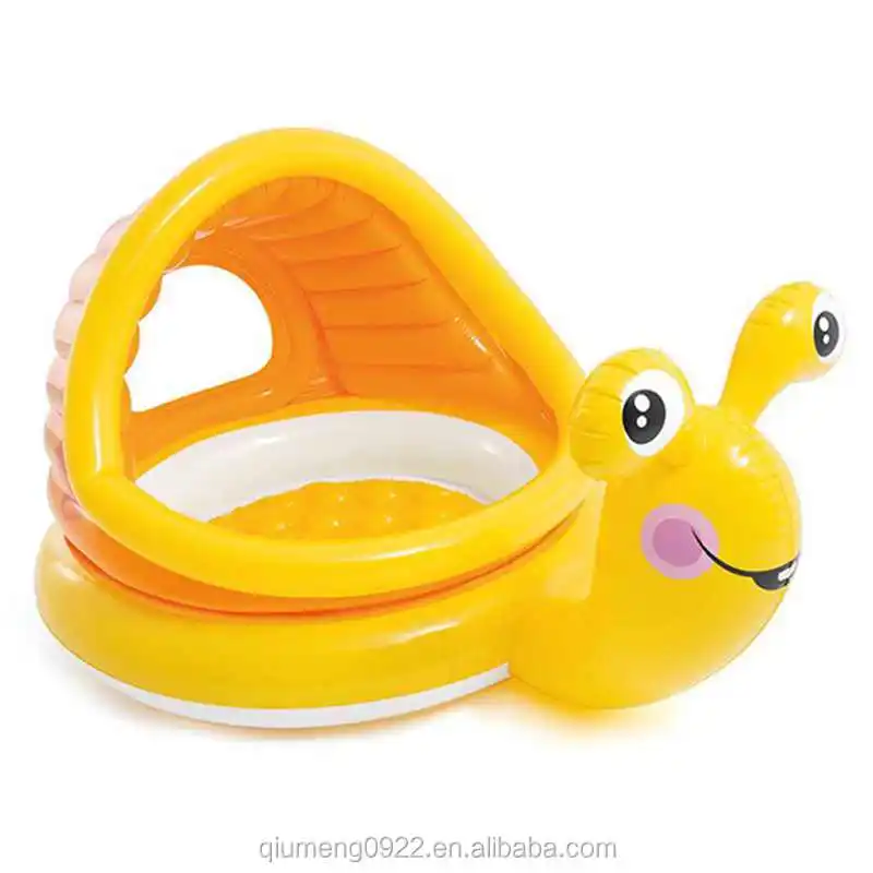 Snail Inflatable Swimming Pool Round Shade Paddling Pool Baby Bathtub ...