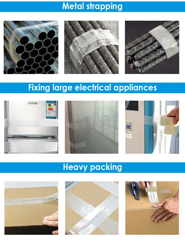 Transparent clear Reinforced Tape Scuffing OPP Tape for Most Repairs ...