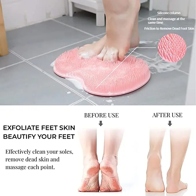 Wanmei Factory Wholesale Price Shower Foot Massager Scrubber Foot ...