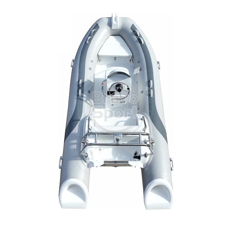 6 Person Grey Taiwan Hypalon Sport Rib Boat Fiberglass Hull Sport Rib ...