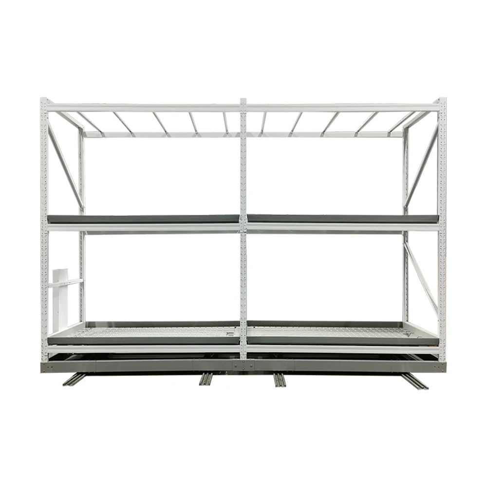 Double Rack Growing Grow Table Racking Growing Racks Growing Racks For ...