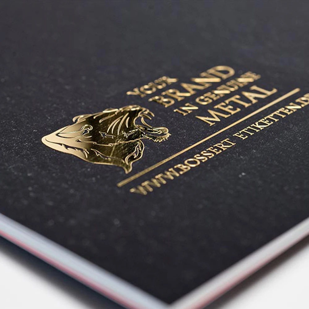 Colorful Custom Metal Transfer Stickers Logo OEM Design Nickel Metallic ...