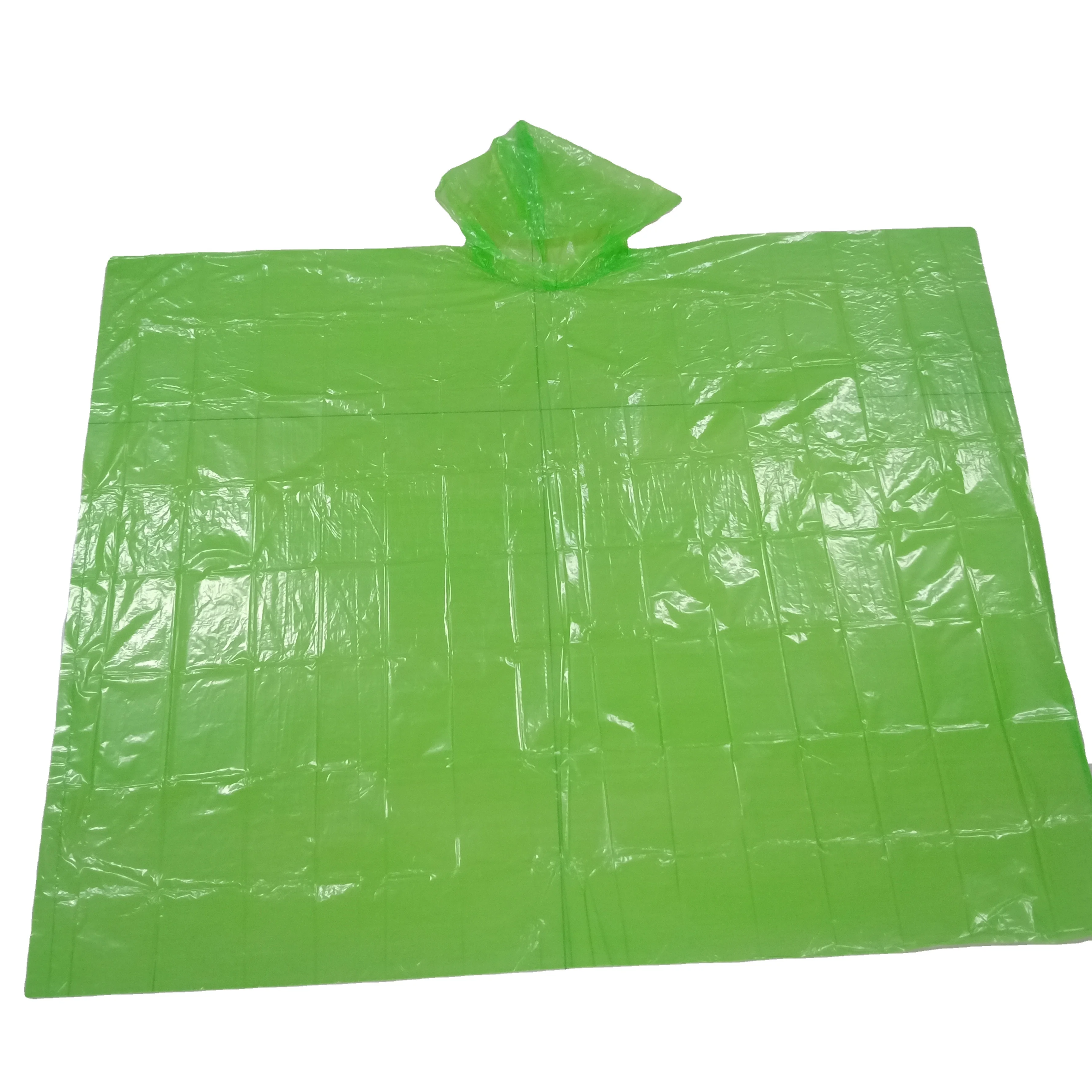 Portable Disposable Emergency Plastic Waterproof Raincoat Pe Poncho For ...