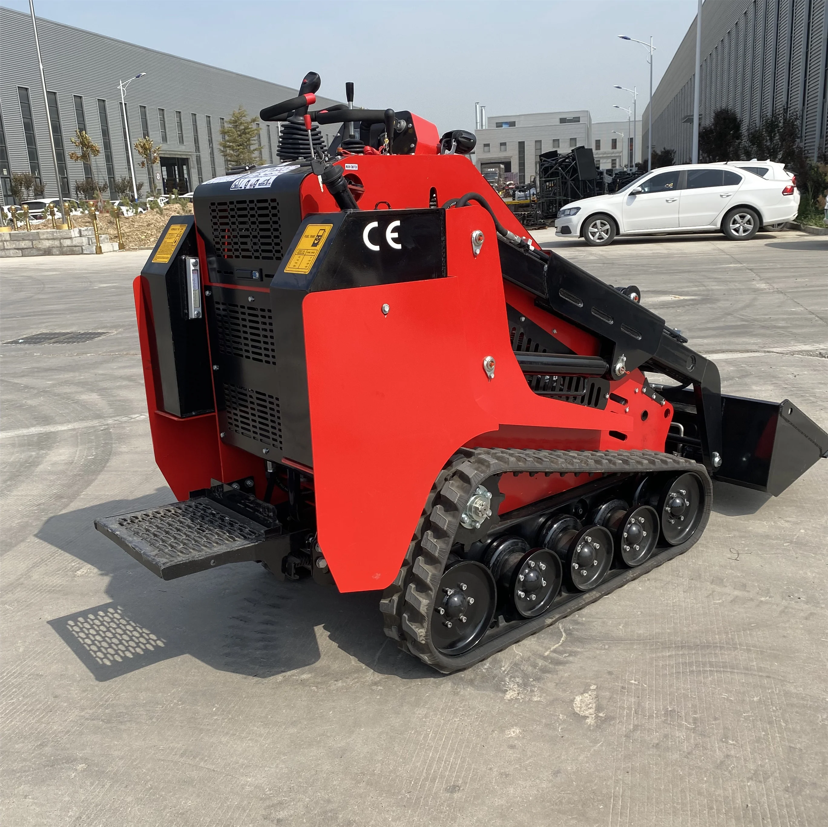 Chinese HT530 Mini Skid Steer Loader - Stump Grinder with Track