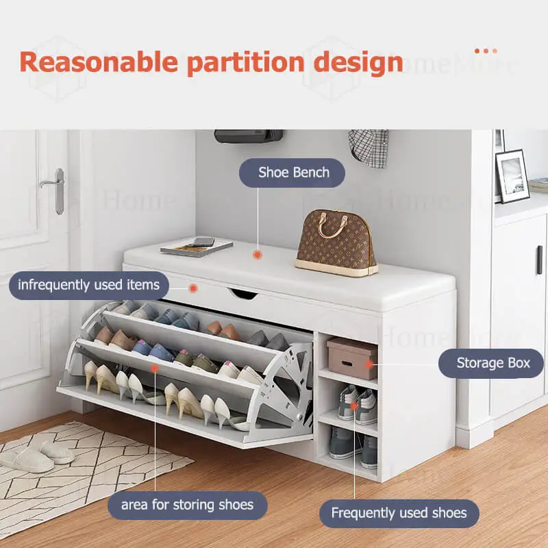 Factory Wooden Shoe Storage Cabinet - Modern & Durable