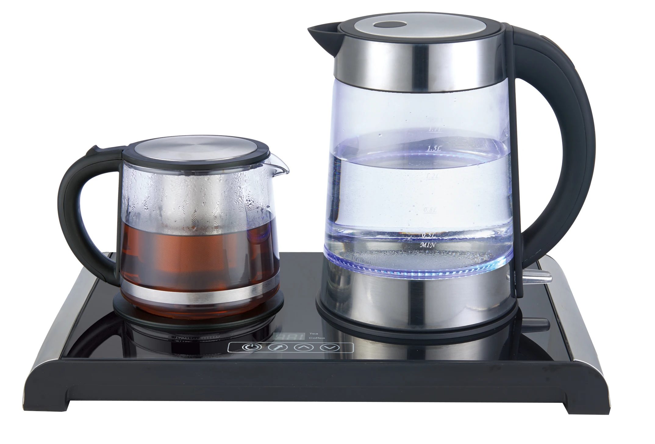 Glass Tea Set1.7l Teapot Electric Tea Maker Kitchen Appliance ...