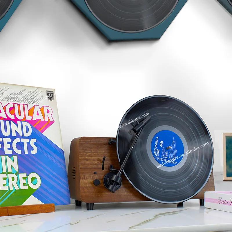 Unique Bluetooth Vinyl Turntable Record Player - OEM