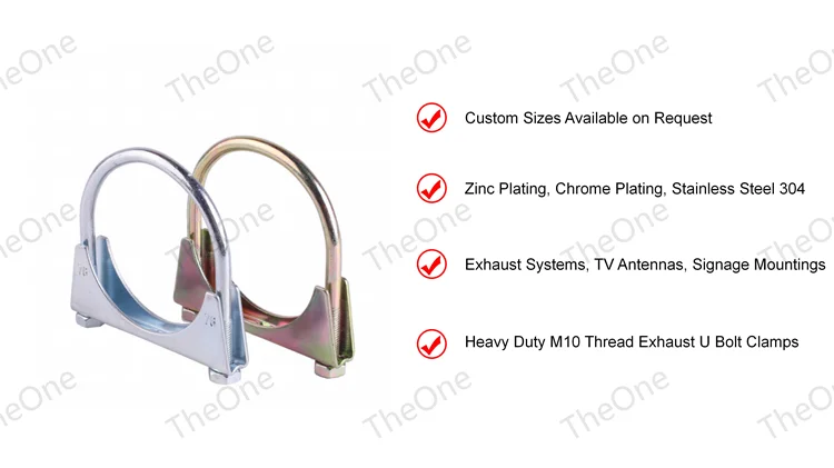 U Bolt Bracket Specifications - Durable Pipe Clamps