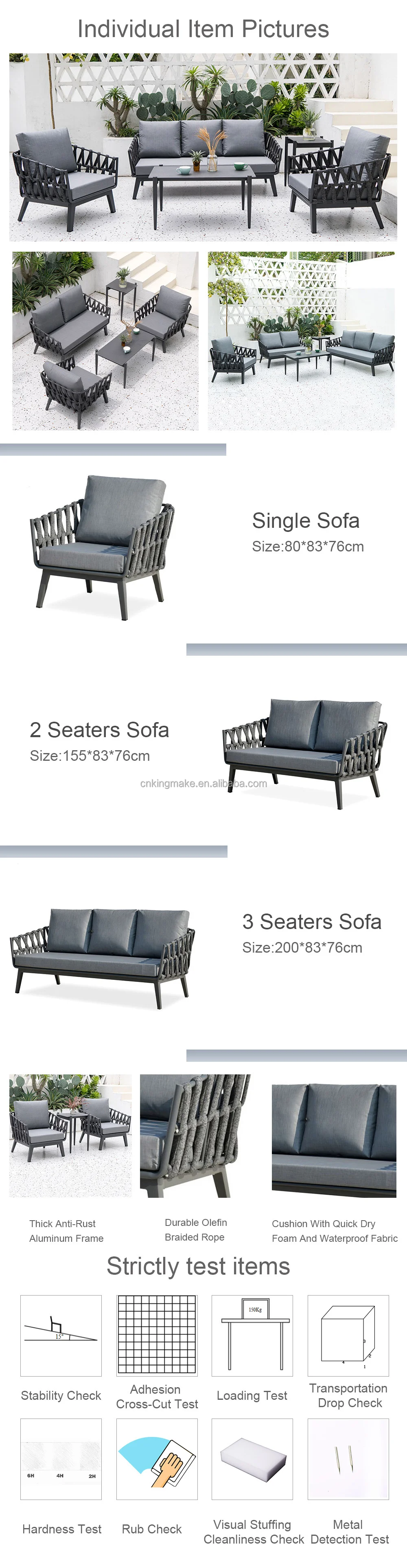 Outdoor Furniture Terrassenmobel Set Sof Exterior Jardn Salon De Jardin Exterieur Garden Sofas ...