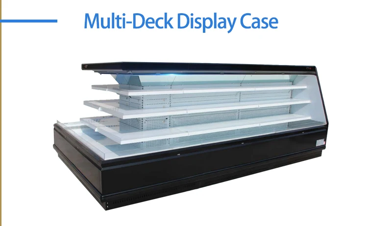 Display Refrigerator Freezer Vertical Refrigerated Showcase Supermarket ...