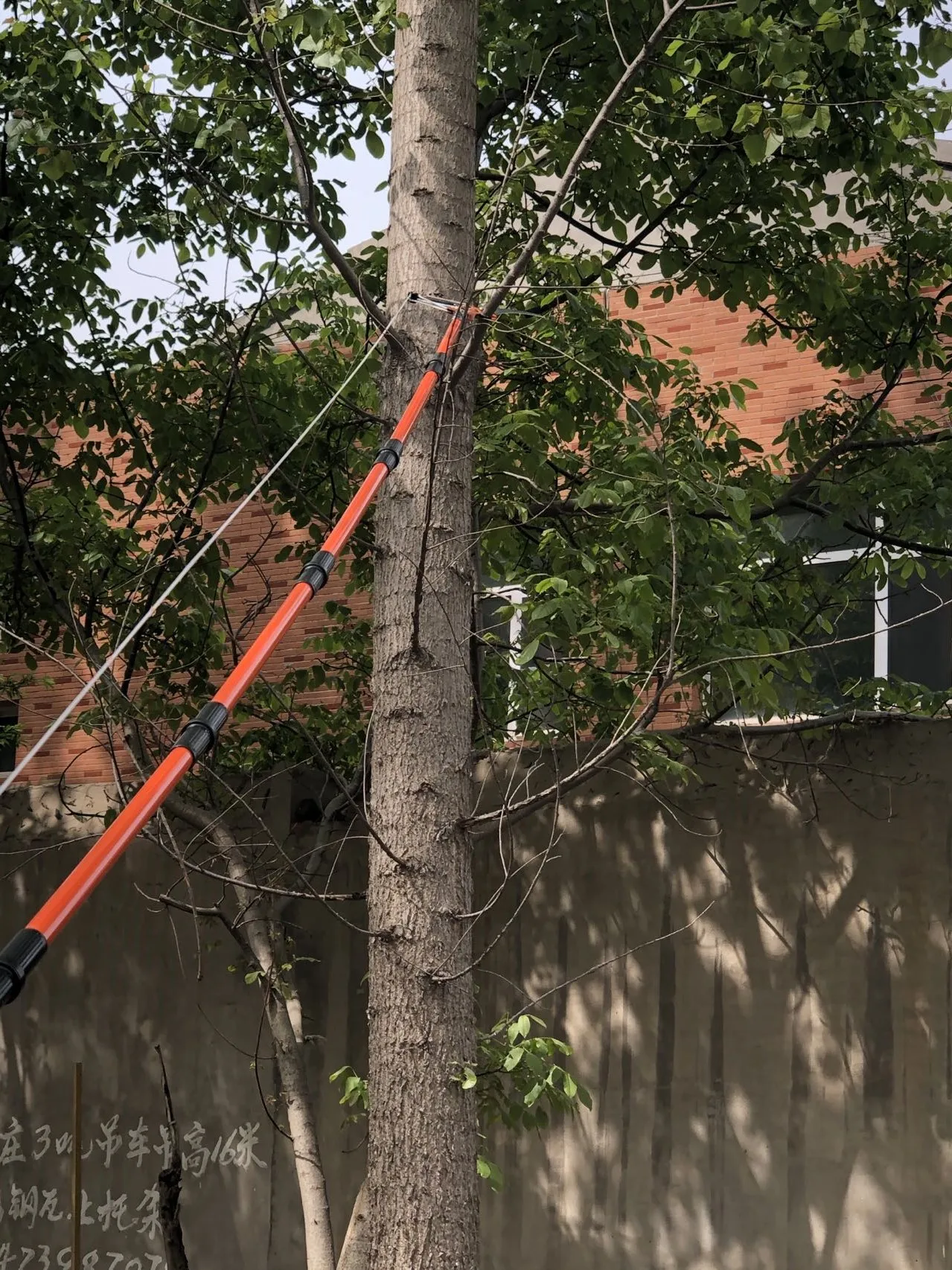 26ft High Voltage Telescopic Tree Pruner - Safe & Efficient