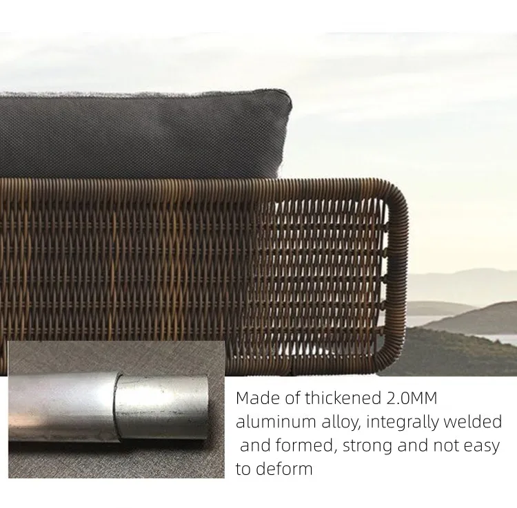 All Weather Rattan Garden Sofa - Perfect for Outdoor Relaxation