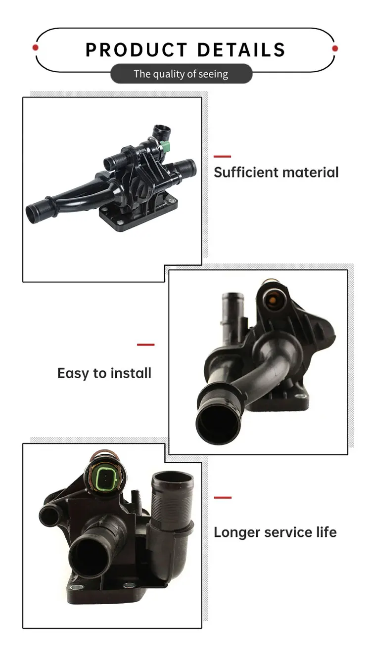 Auto Cooling System Thermostat for Peugeot 9670253780 9660660380 1336 ...