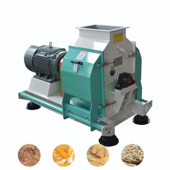 Large Capacity Hammer Mill Siemens Automatic Motor Biomass Wood Chips ...