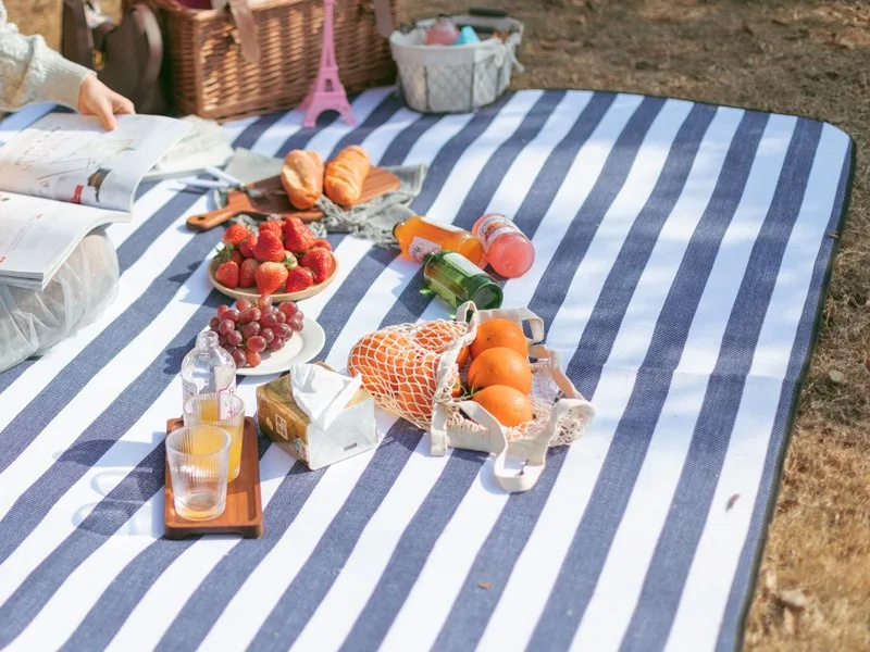Outdoor Acrylic Picnic Mat Damp Proof Thicken Soft Picnic Blanket ...