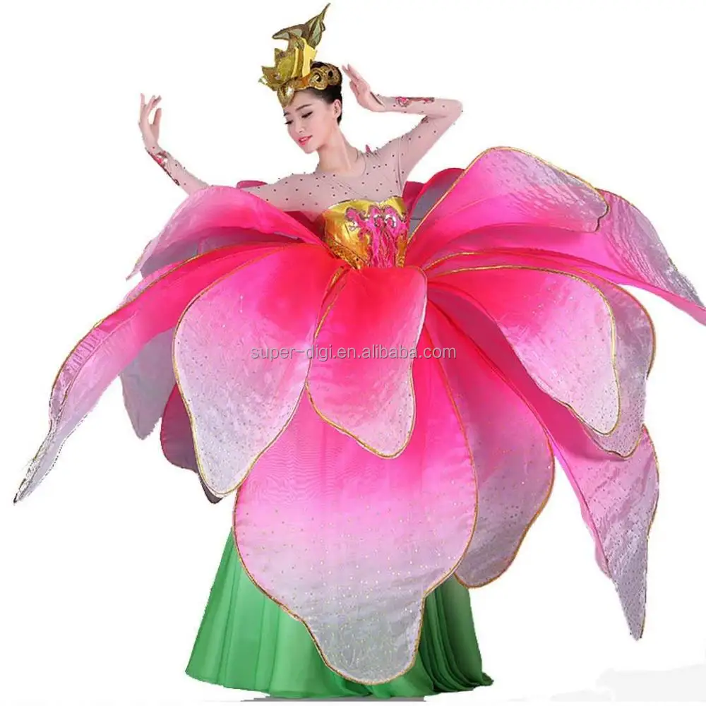 Luxury Flamenco Flower Cosplay Costume - Perfect for Performances