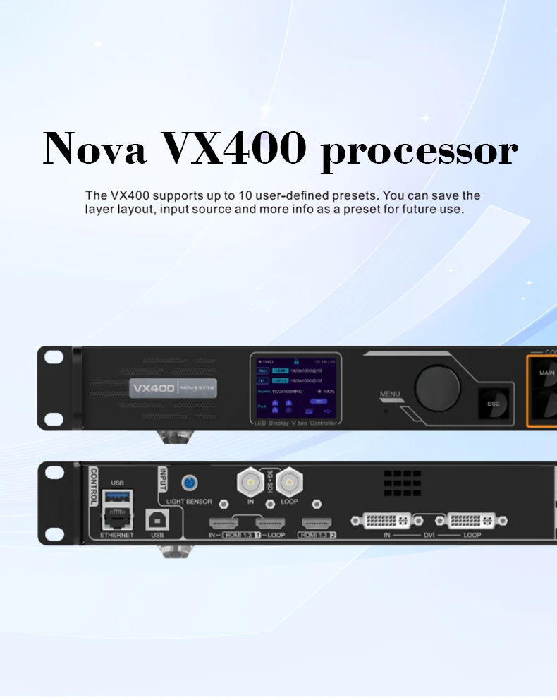 Full Color Led Video Processor High Quality Of Video Wall Novastar ...