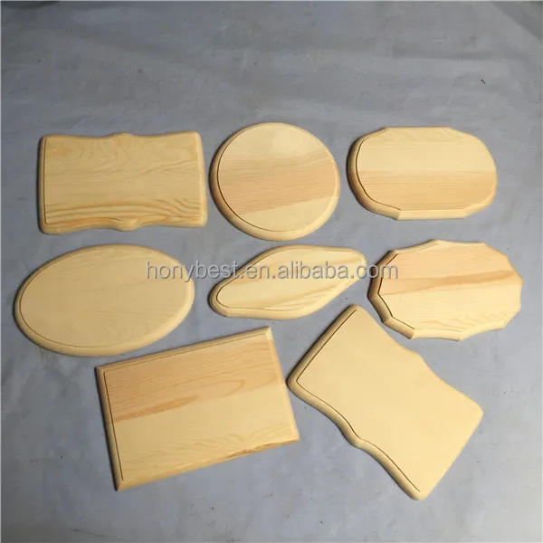 Natural Pine Shape Cutouts of Various Shapes Unfinished Wood Signs Pre ...