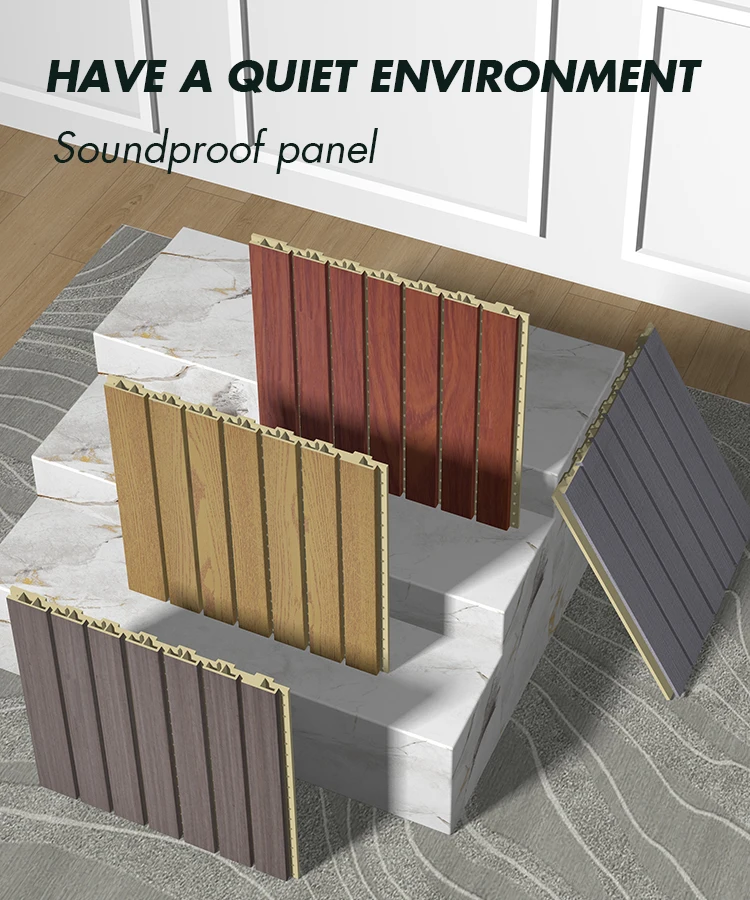 Modern Wooden 3d Wall Panels With Smooth Coating Structure And Enhanced ...