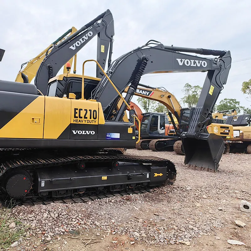 Cheap and Fine Original Secondhand Excavators Volvo Ec210 Mining Digger ...