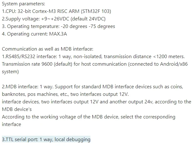 Small Mini Hotel Vending Machine Payment Motherboard RS485/RS232 ...