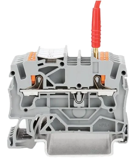 Ordinary 2-Wire Push Button Terminal Blocks with Testing Socket 1-2200 ...