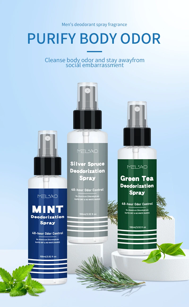 Men Athletic Full Body Spray 48 Hours Deodorant Spray Vegan Deodorant ...