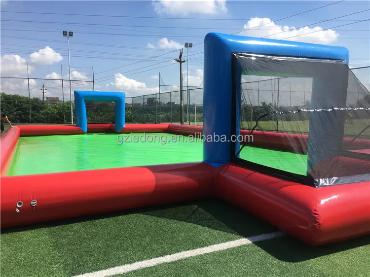 Kids Inflatable Water Soccer Football Field for Outdoor Stadium